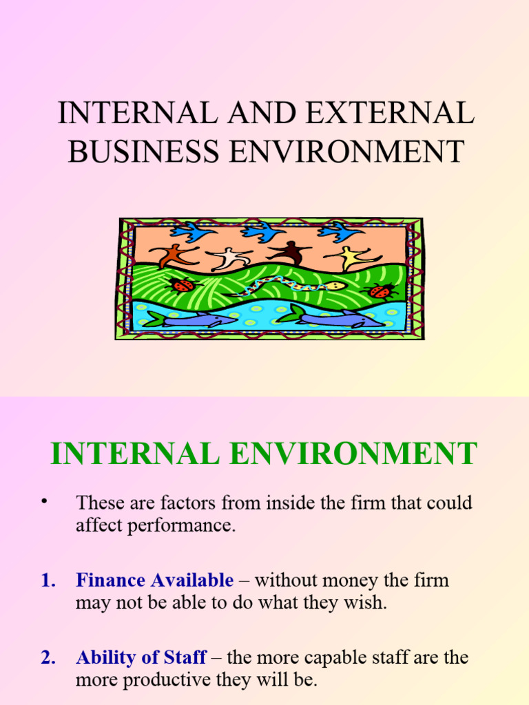 Internal and External Environment | PDF | Inflation | Economics