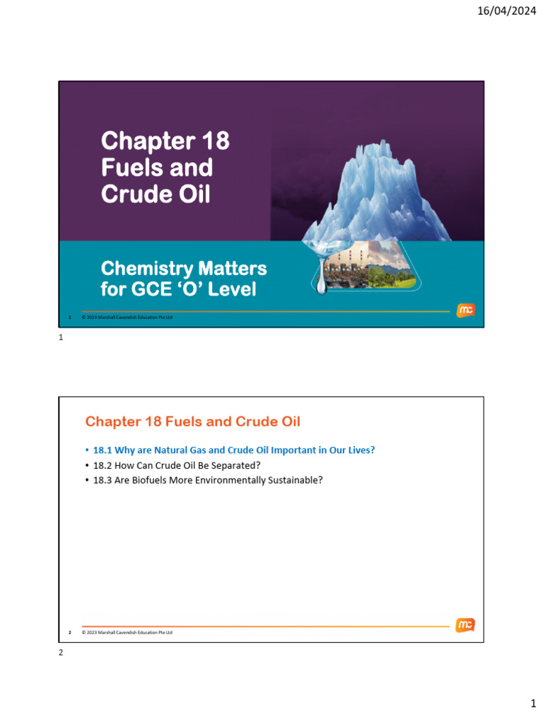 Fuels and Crude Oil Slides | PDF | Biofuel | Natural Gas