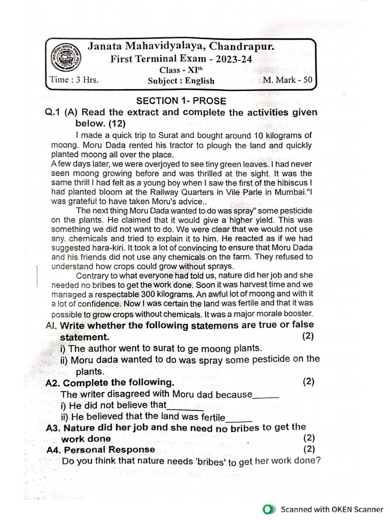 1st Term English | PDF