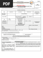 TDP Application Form | PDF