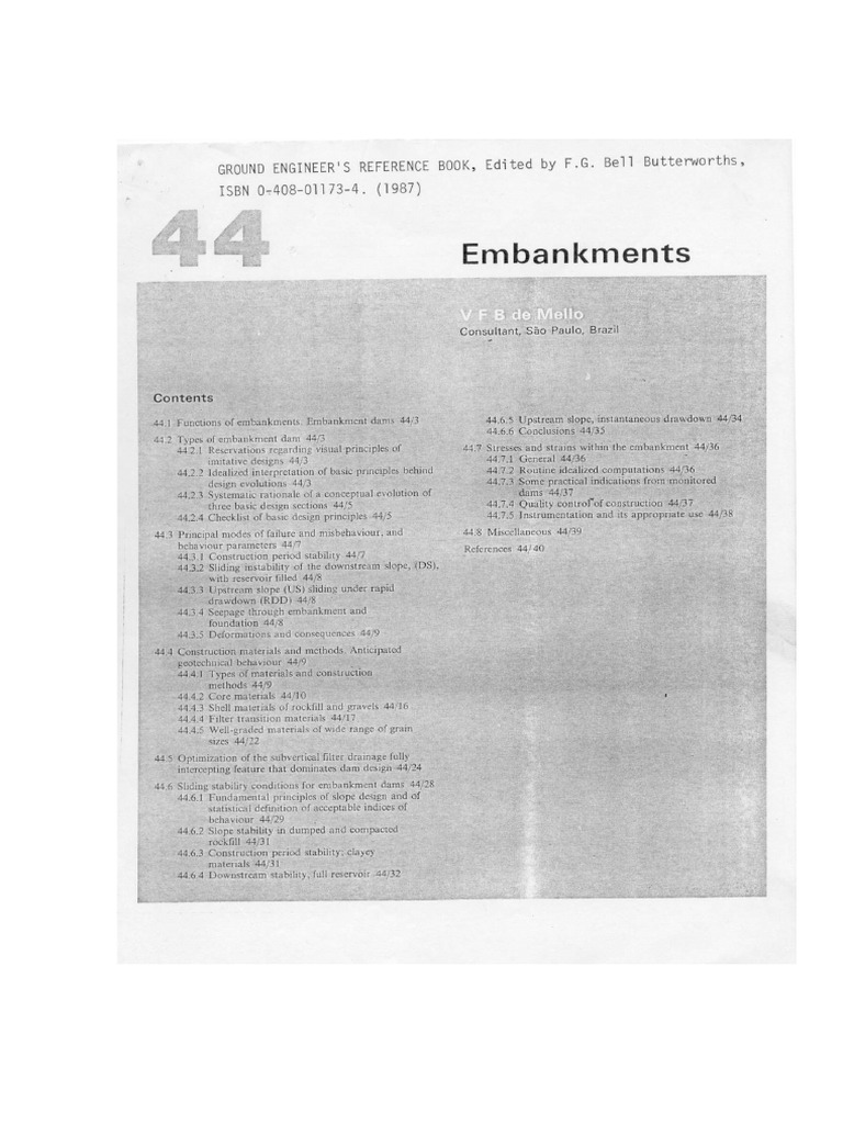 EMBANKMENTS | PDF