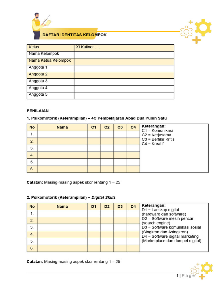 LKPD - Model PJBL | PDF