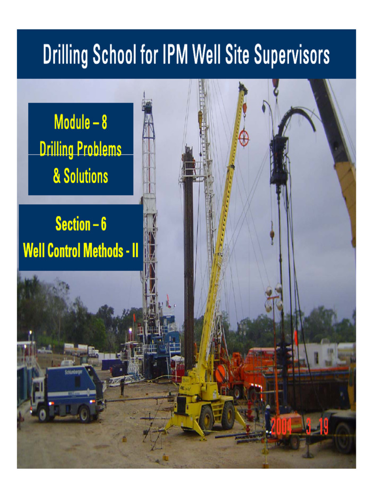 06 Well Control Methods II (Compatibility Mode) | PDF | Casing ...