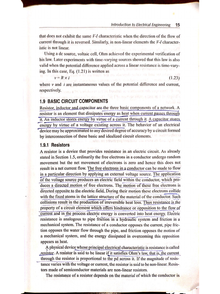 Beee (Eee) Unit1 (Basics) Mid1 | PDF