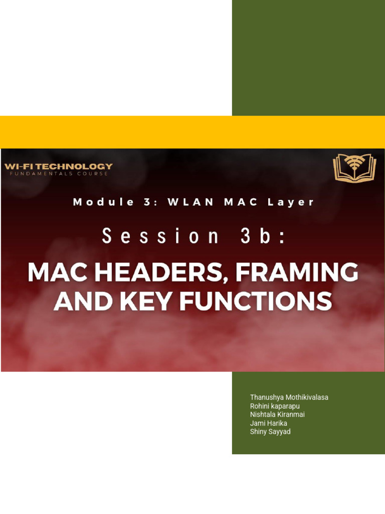 Session3b Notes | PDF | Computer Network | Ieee 802.11