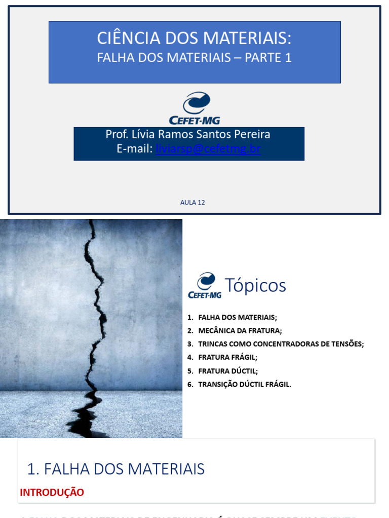 Mecânica da Fratura e Clivagem | PDF | Estresse (Mecânica) | Fratura