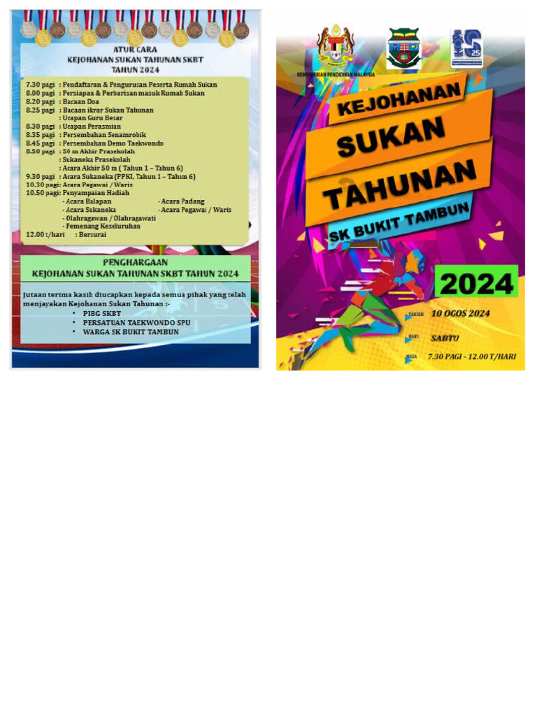 Sukan Template | PDF