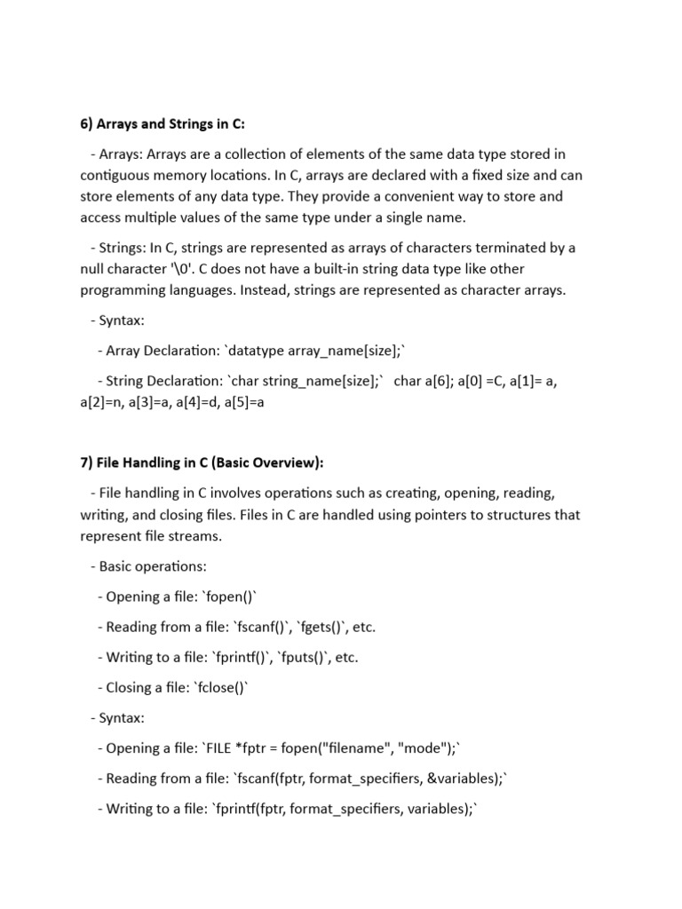 C Language Class 04 | PDF | Teaching Methods & Materials | Computers