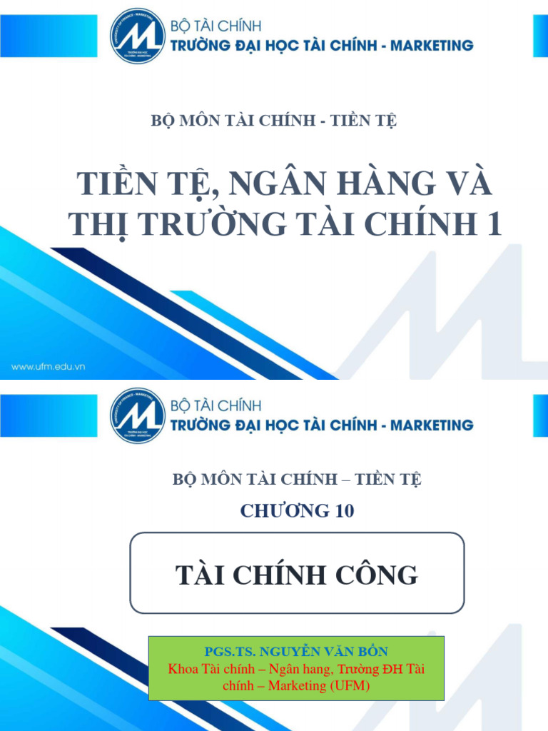 2023 Chuong 10 Tai Chinh Cong | PDF