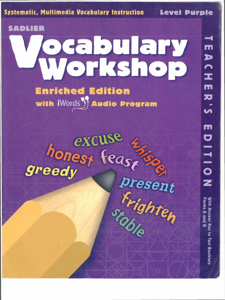 2 Vocabulary Workshop Purple G2 | PDF | Adjective | Linguistics