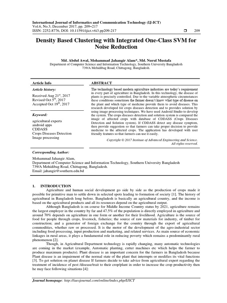 Crops Diseases Detection and Solution System | PDF | Agriculture