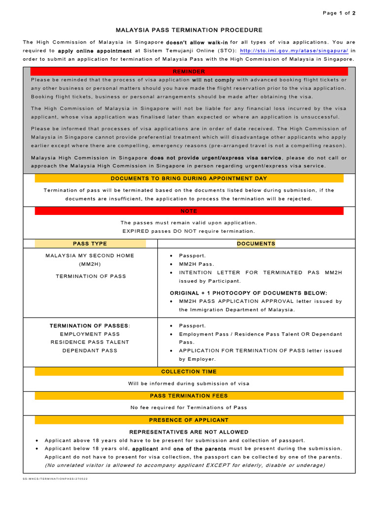 KLN Portal - Termination Pass | PDF | Travel Visa | Passport
