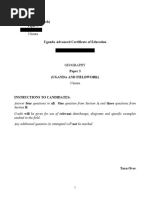 Uace Divinity Paper 2 | PDF | Jesus | Paul The Apostle