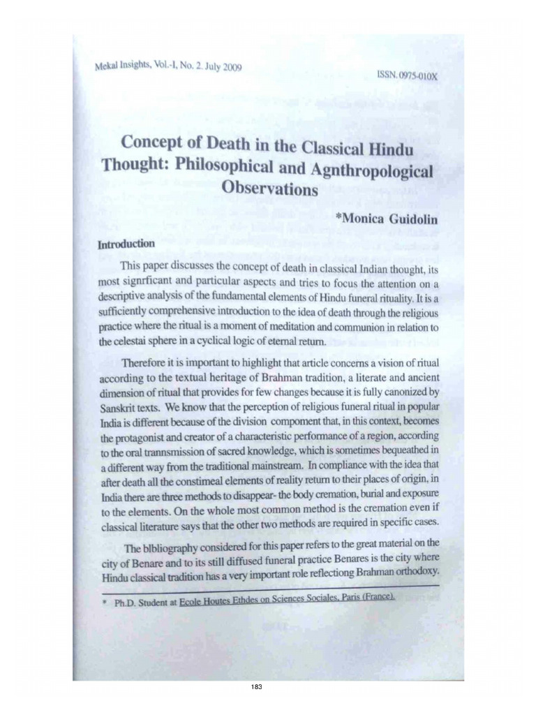 Concept of Death | PDF