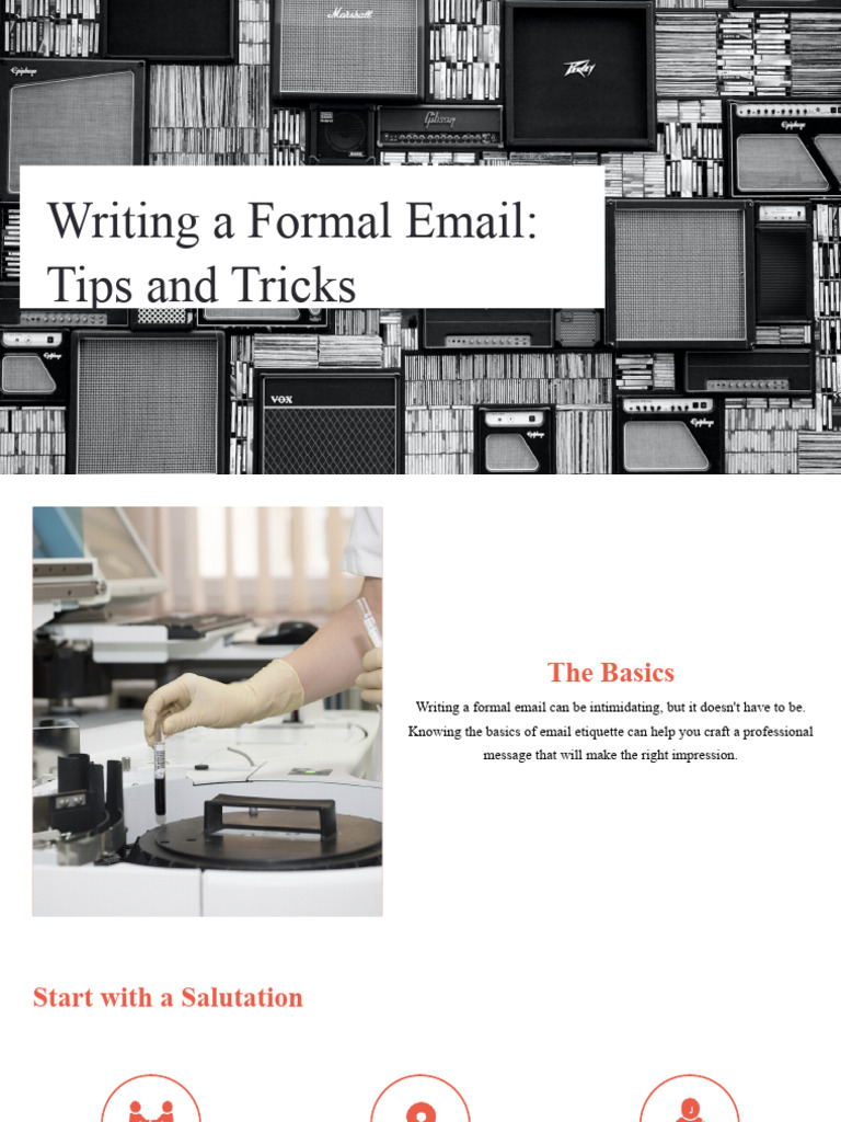 Writing A Formal Email Tips and Tricks | PDF | Proofreading | Information