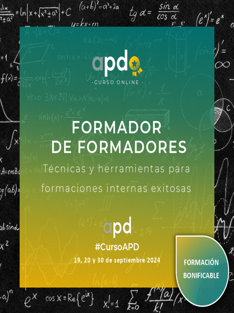 Triptico Formador de Formadores | PDF | Evaluación | Diseño