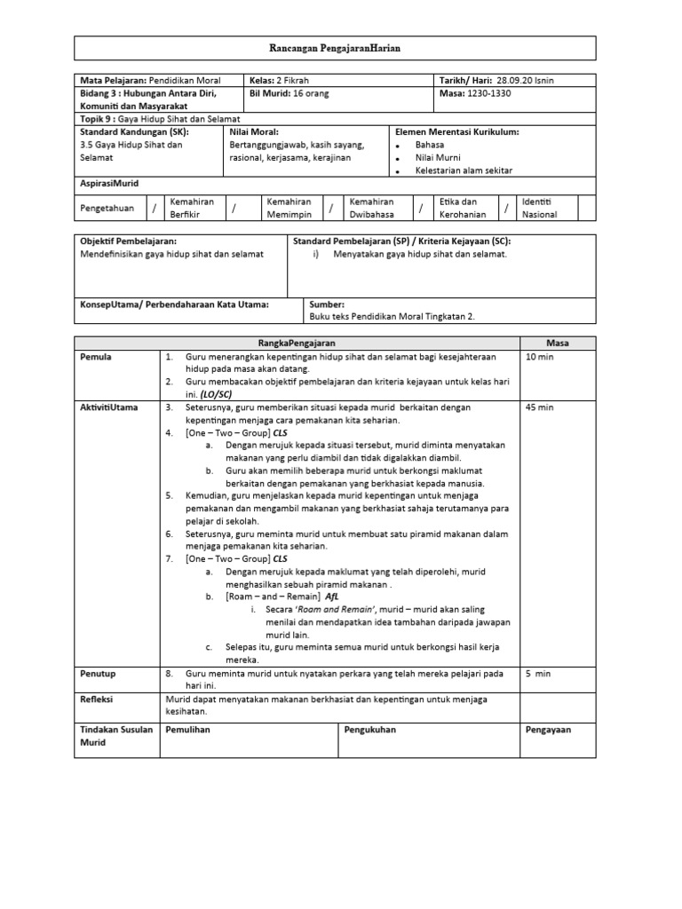 RPH 28 Sept-2 Okt | PDF