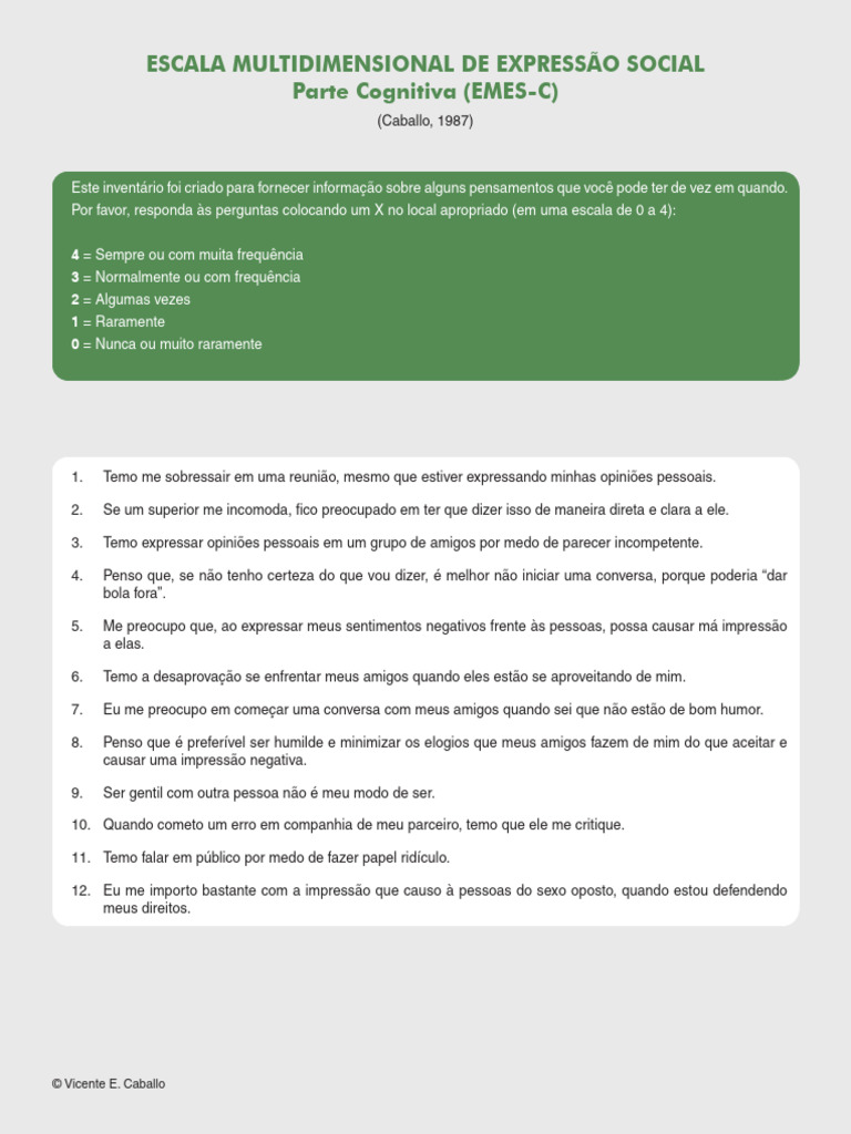 EMES - Cognitivo | PDF