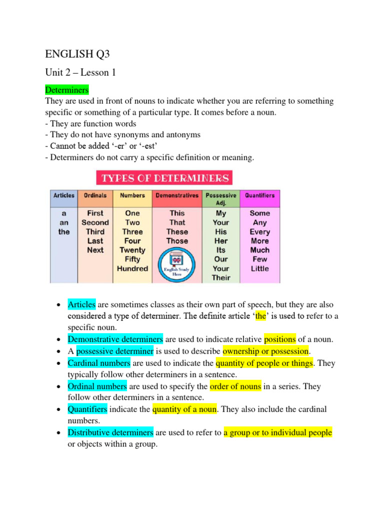 English q3 Reviewer | PDF | Noun | Verb