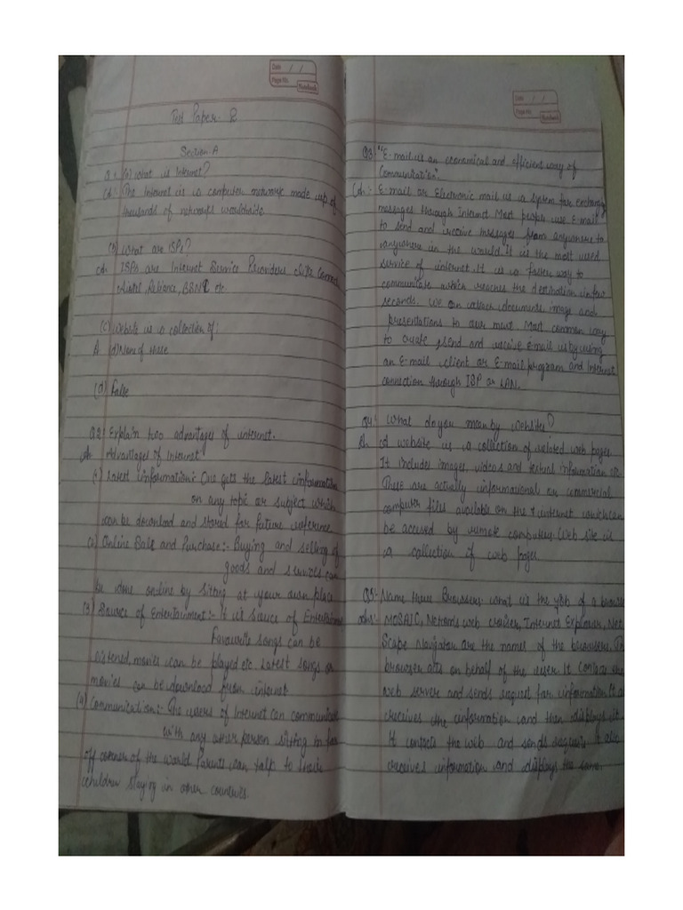 Test Paper 2 F.e-B | PDF