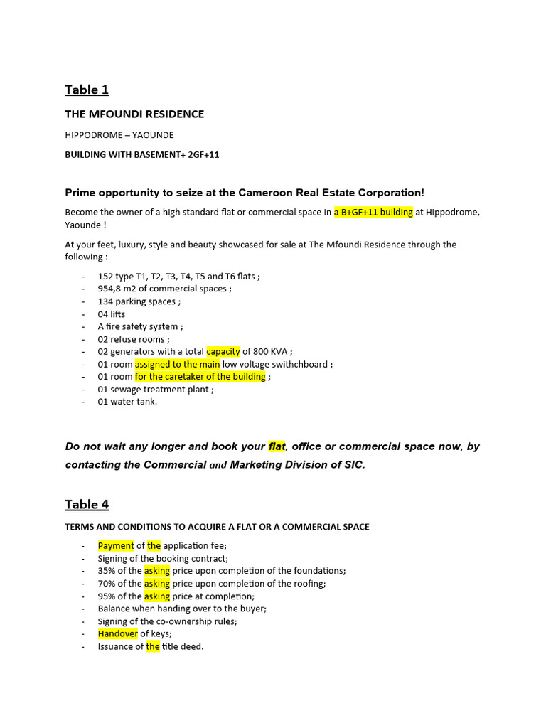 ENG Textes Prospectus Final Prix Mfoundi | PDF