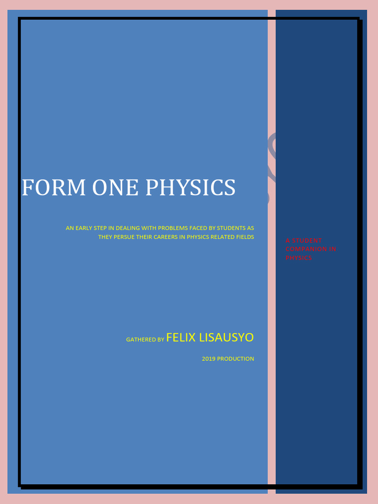 Form 1 Physics | PDF | Voltage | Series And Parallel Circuits