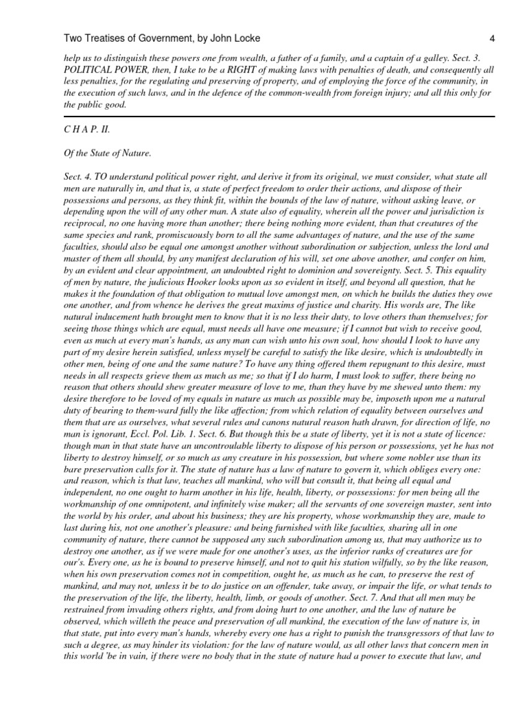 Two Treatises of Government | PDF | Crimes | Crime & Violence