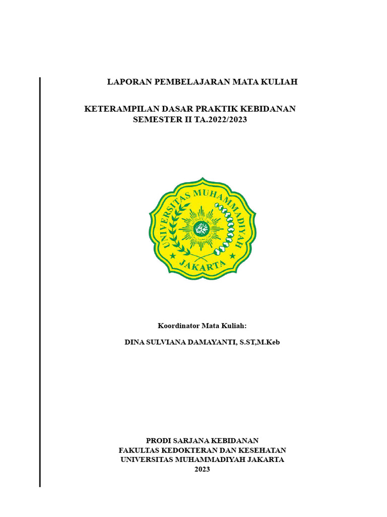 Laporan Pembelajaran KDPK Genap 2022-2023 | PDF | Indonesia | Sunni Islam