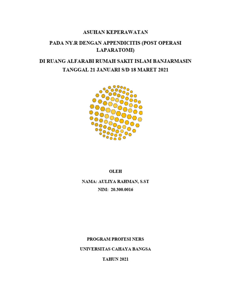 Askep Appendicitis Ucb | PDF