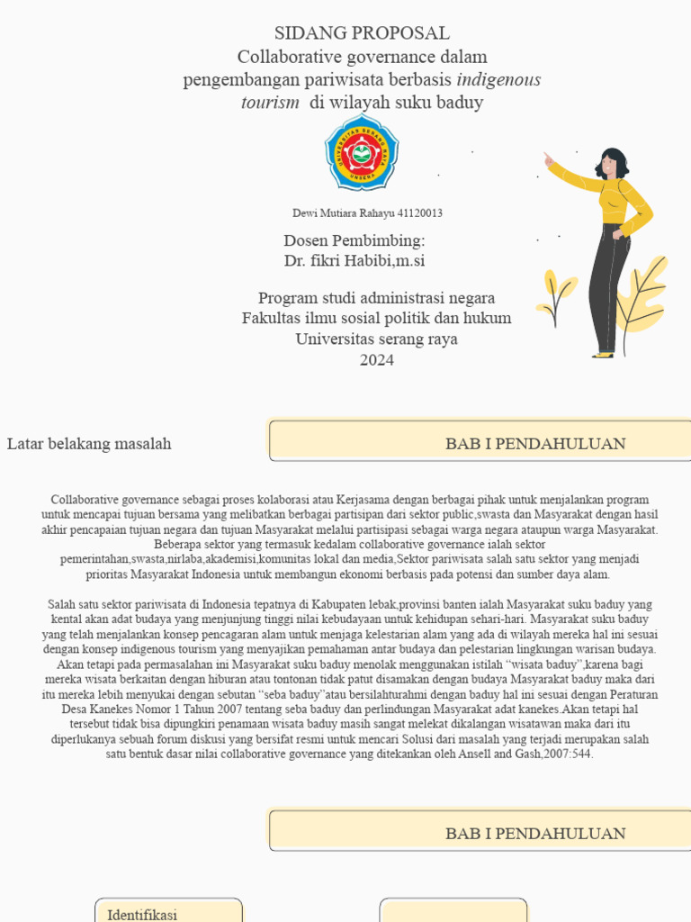 Sidang Proposal - Dewi Mutiara | PDF