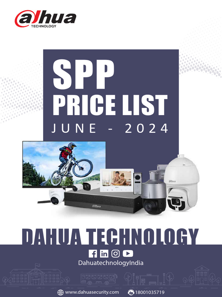 Dahua SPP Price List Q2 - 2024 - June - 17062024 | PDF | Camera Lens ...