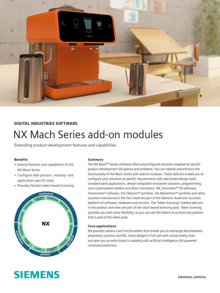 Siemens SW NX Mach Series | PDF | 3 D Modeling | Simulation