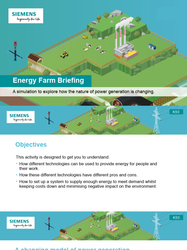 Energy Farm Ks3 Lesson Plan PPT 25sept2019 | PDF | Wind Power ...