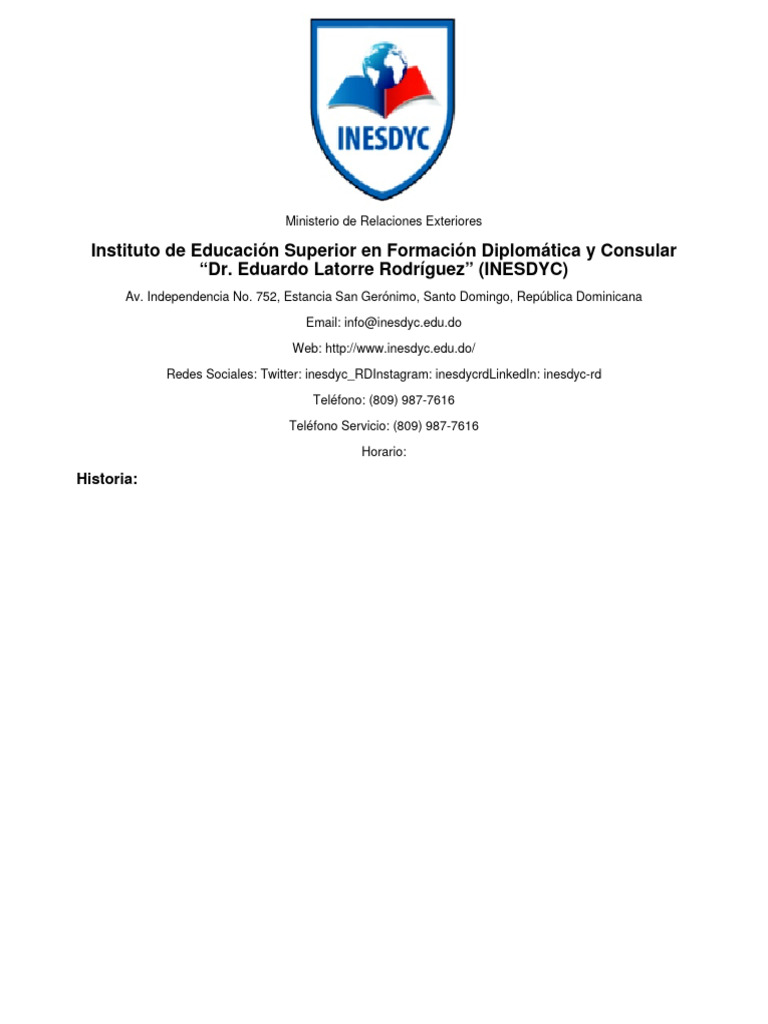 Detalle Organismo 20240718 | PDF | Diplomático | Educación más alta