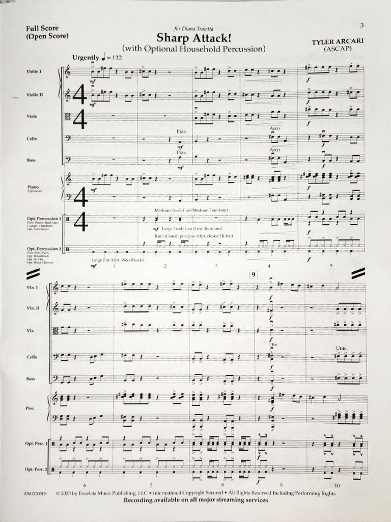 Sharp Attack - Conductor Score | PDF