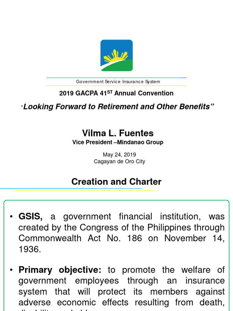 TVI - Looking Forward To Retirement and Other Benefits (GSIS Updates ...