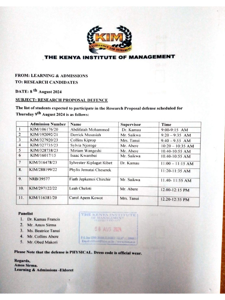 Research Proposal Defense | PDF