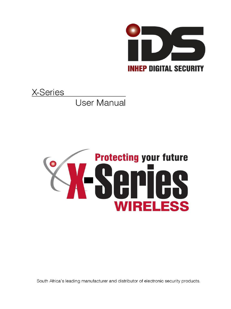IDS X-Series User Manual v2.8x | PDF | Security Alarm | Computing