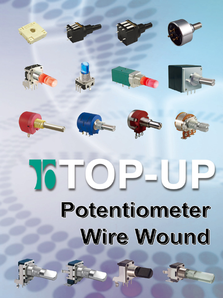 Micro Potentiometers Specifications Guide | PDF | Electrical Resistance ...