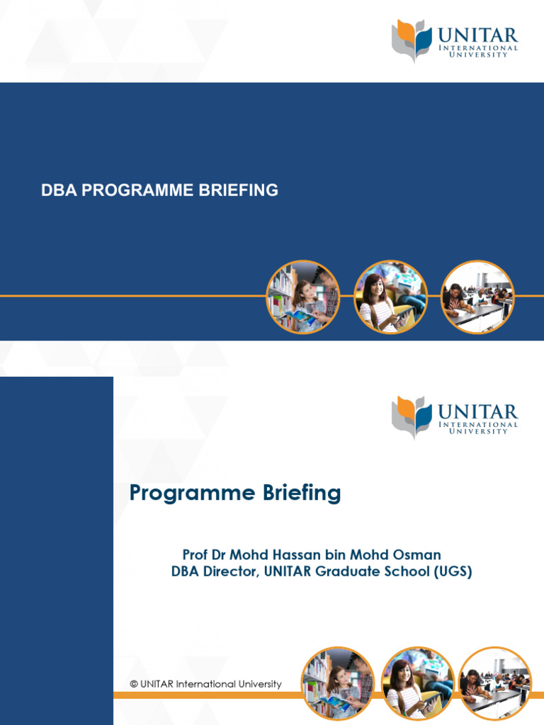 DBA Programme Briefing | PDF | Thesis | Doctorate