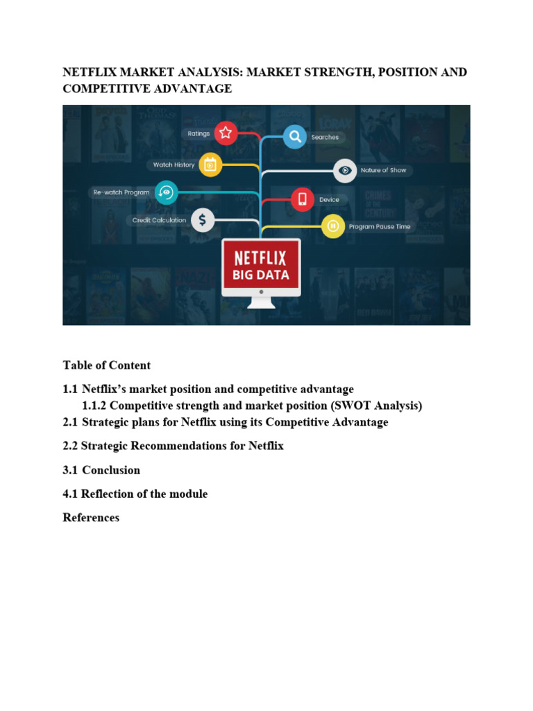 Netflix Market Analysis | PDF | Streaming Media | Netflix