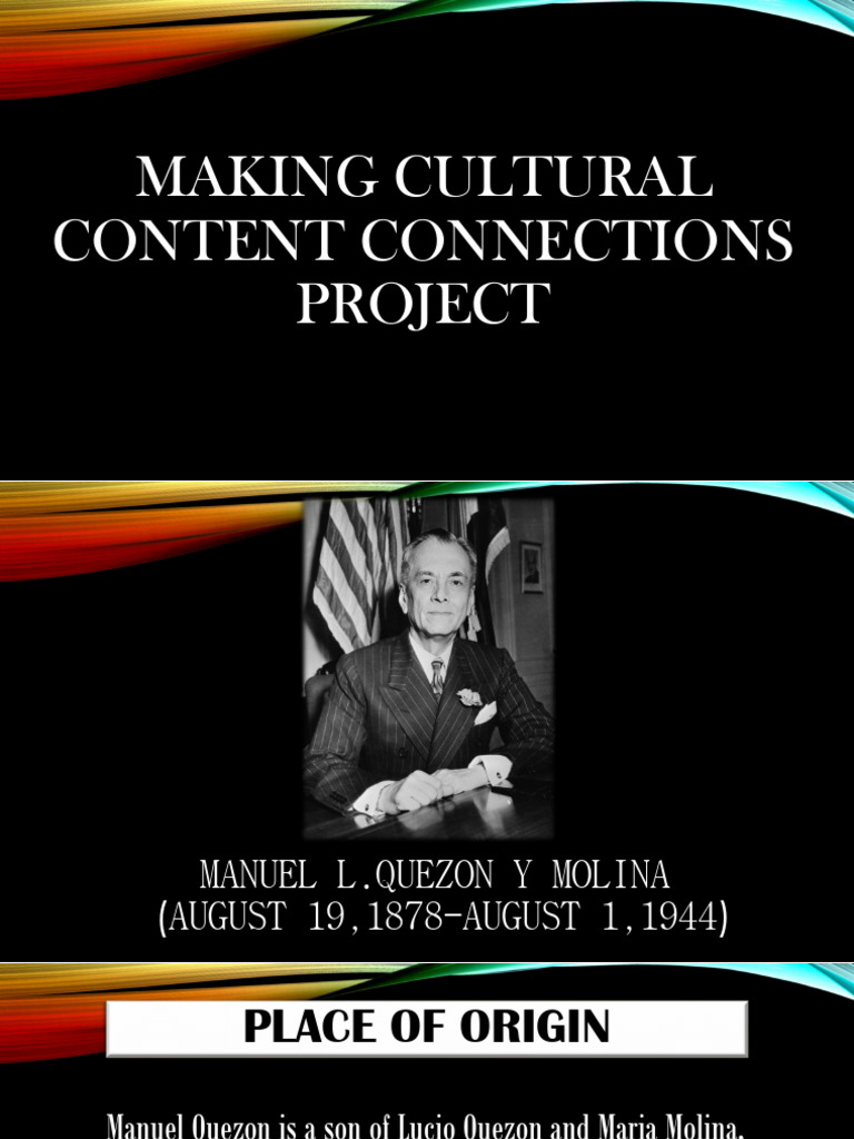 Manuel L. Quezon: Cultural Legacy | PDF | Government | Philippines