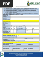 MQA Vacancy Application Form - 2025 008 | PDF