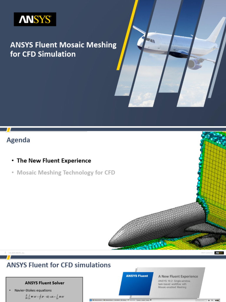 ANSYS Fluent Mosaic Meshing For CFD Simulation | PDF | Computational Fluid Dynamics