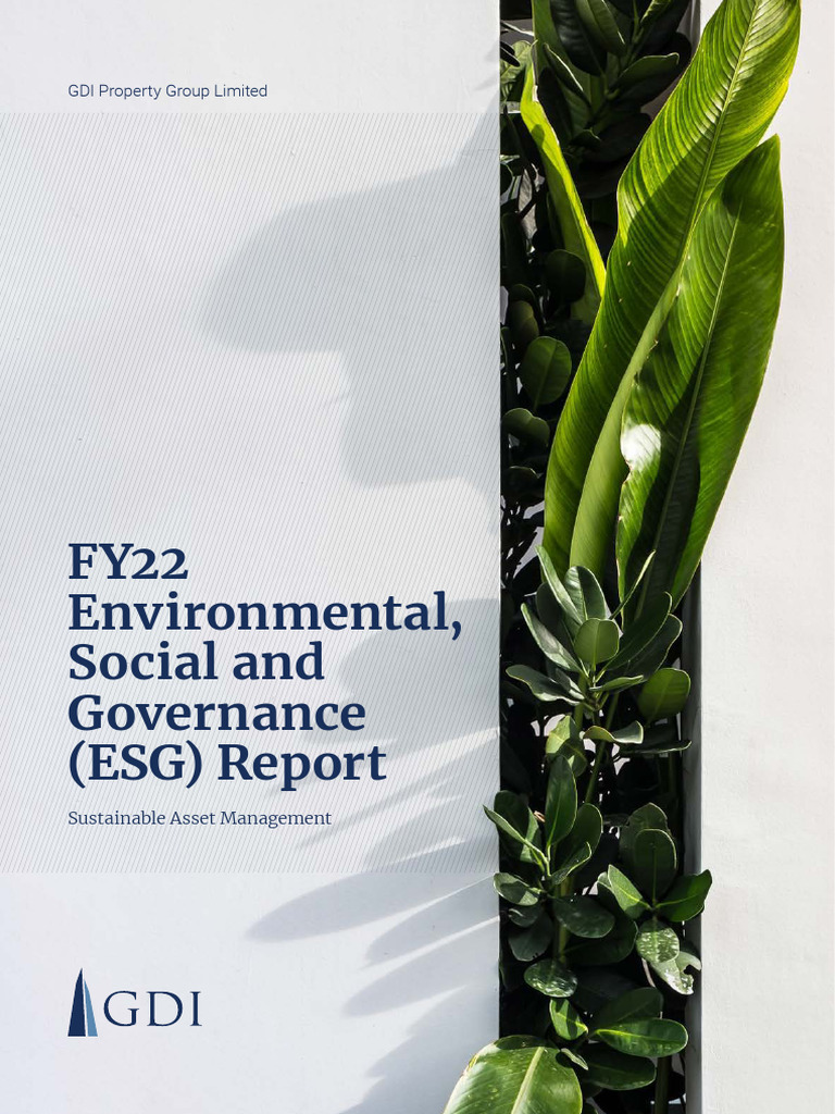 ESG Report | PDF | Efficient Energy Use | Climate Change Mitigation