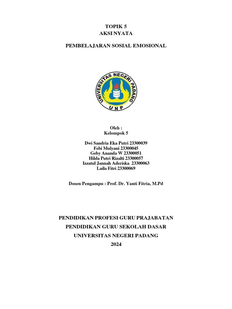 T.5 Aksi Nyata (Uas Pse) | PDF