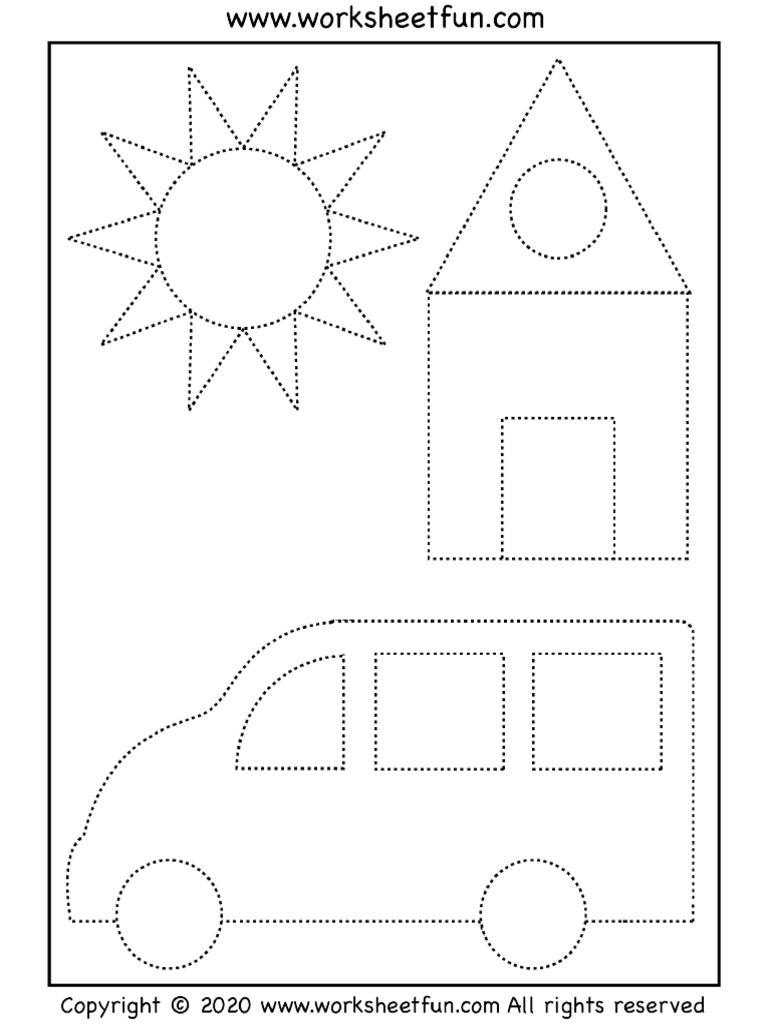 Kids Shapes To Colour | PDF