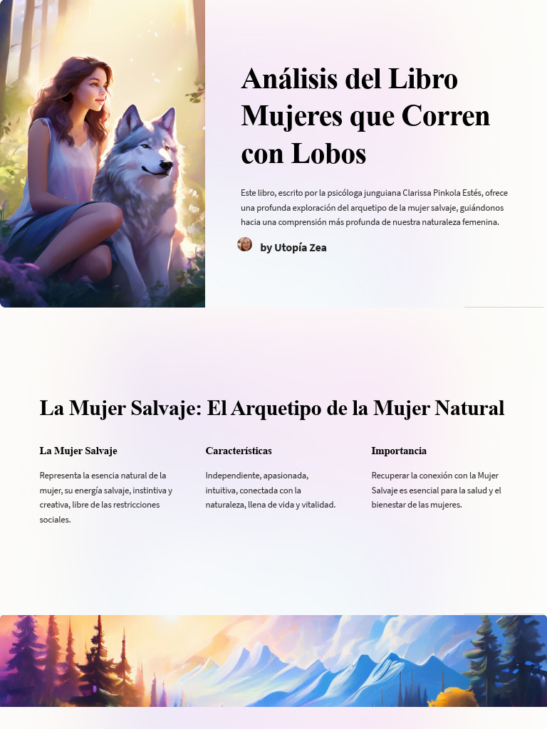 Mujeres Que Corren Con Lobos Análisis | PDF | Intuición | Las emociones