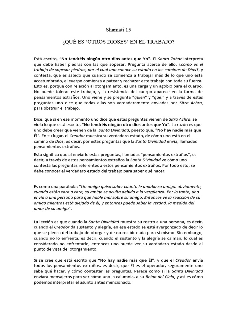 Spa Shamati 15-LC | PDF | Deidad creadora