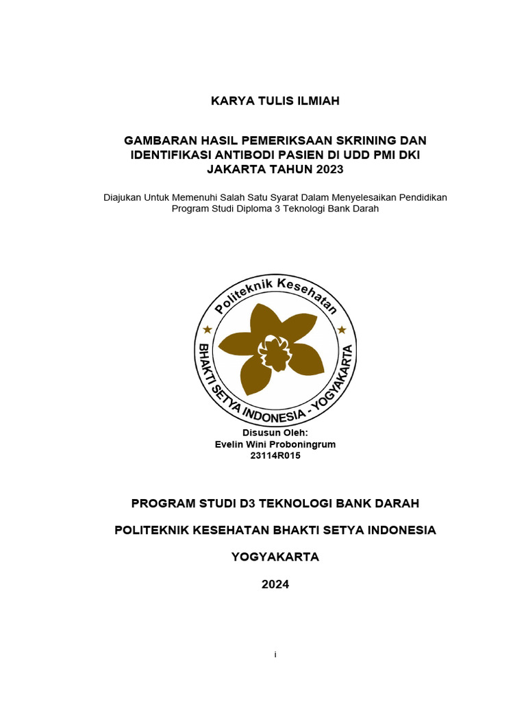 Naskah Kti Evelin Winni | PDF